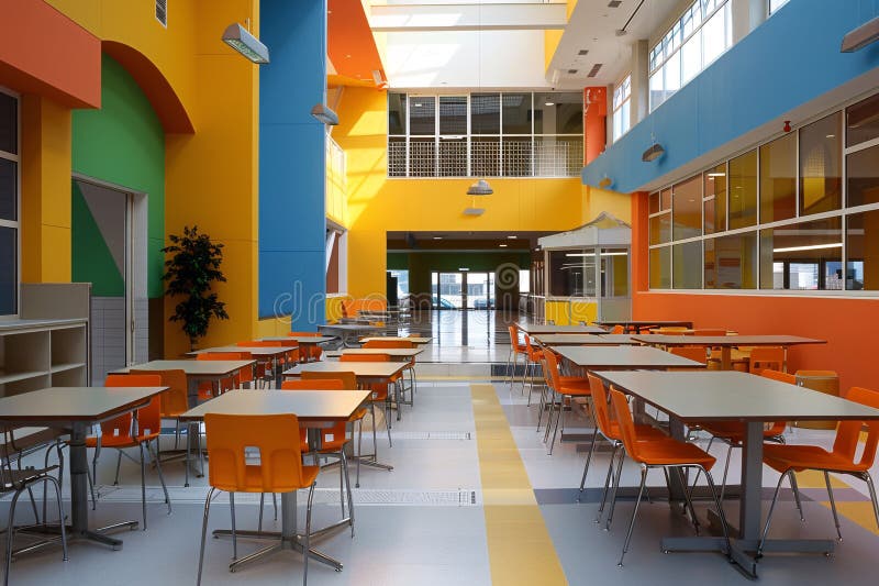 Empty Modern Colorful School Canteen Stock Illustrations – 16 Empty ...