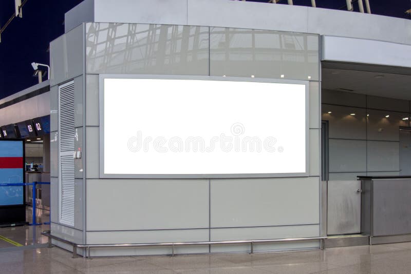 Empty Modern Screen for Advertisement Stock Photo - Image of design ...