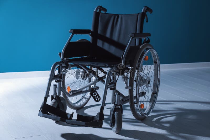 Empty Modern Wheelchair Indoors Stock Image - Image of health, modern ...