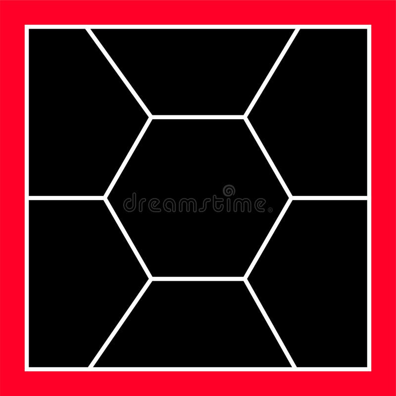 Empty Mood Board Photo Frames Background Design Stock Vector ...