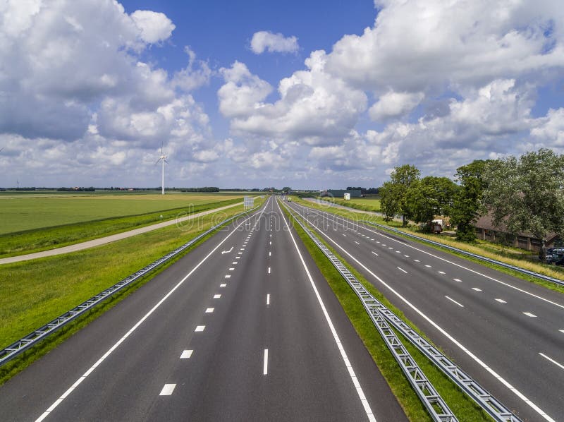 Empty motorway stock photo. Image of automobile, speed - 72791484