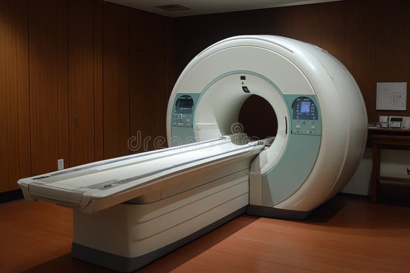 Empty Mri Room Featuring a Modern Mri Scanner, Highlighting the ...