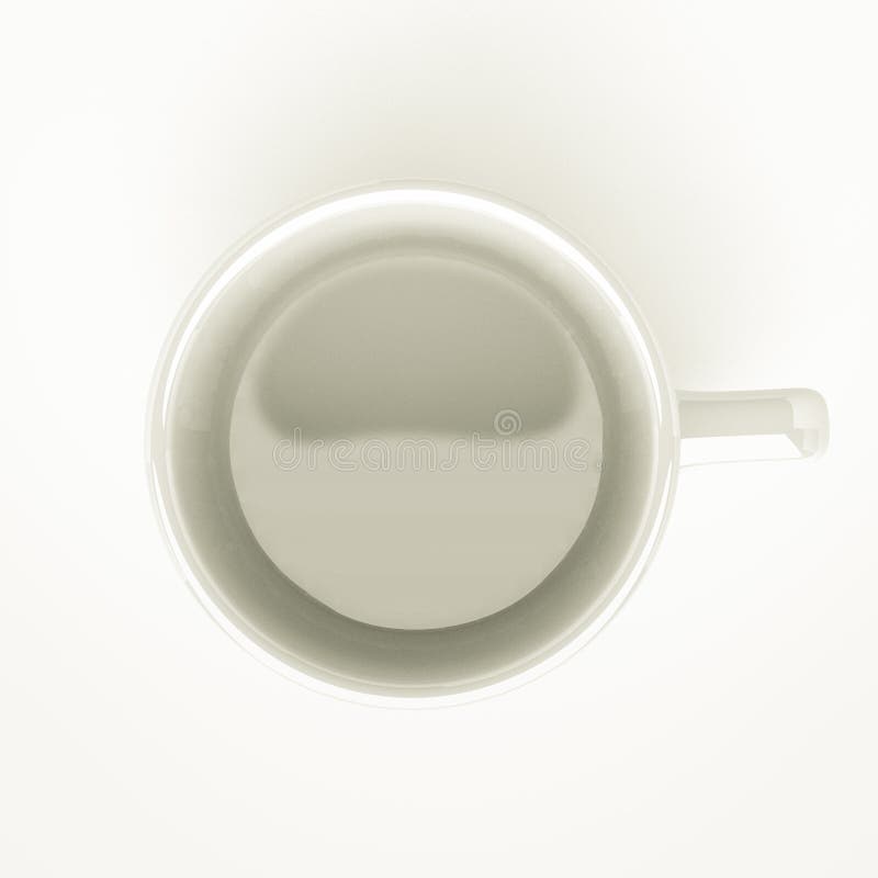 Empty mug stock illustration. Illustration of empty, blank - 29381570