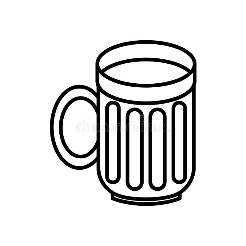 Empty mug for beer stock vector. Illustration of icon - 115116291
