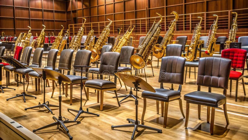 Empty Music Hall Awaits Young Musicians Creative Potential in the ...