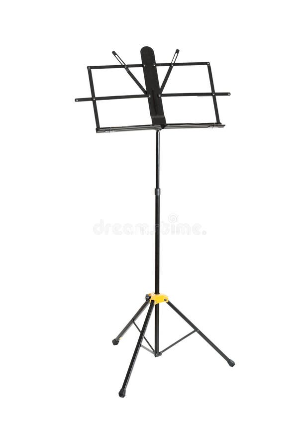 Empty music stand isolated stock photo. Image of isolated - 7297432