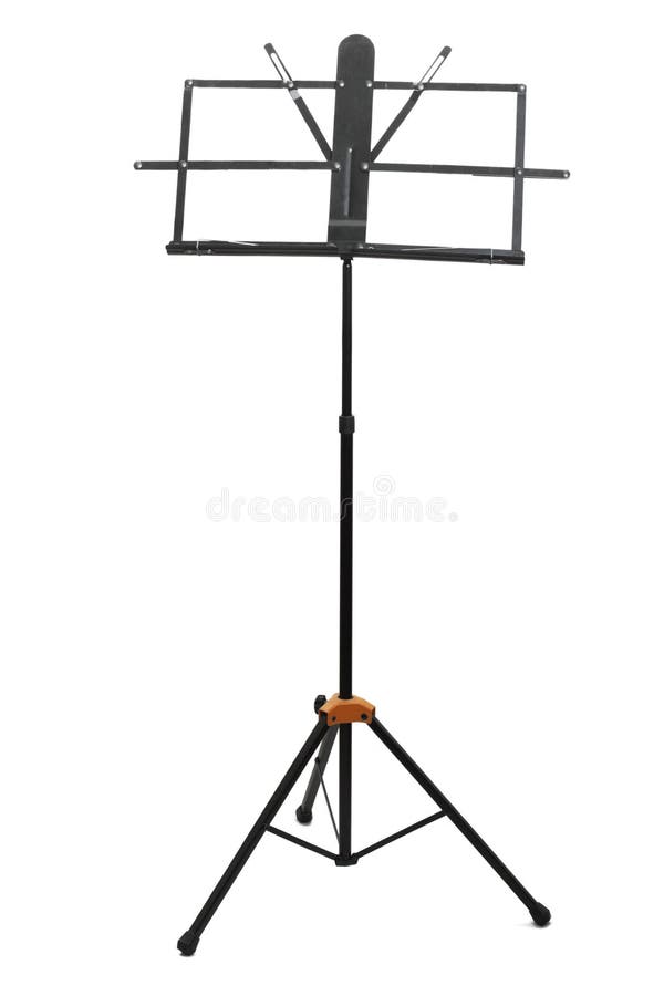 Empty music stand isolated stock photo. Image of musical - 8186828