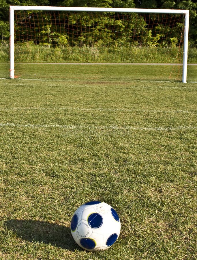 Empty Net stock photo. Image of kick, green, breakaway - 9660120