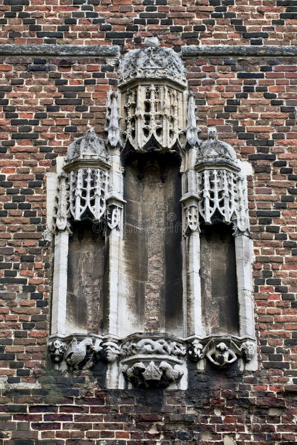 Empty Niche of an Old House Stock Image - Image of building, frame ...
