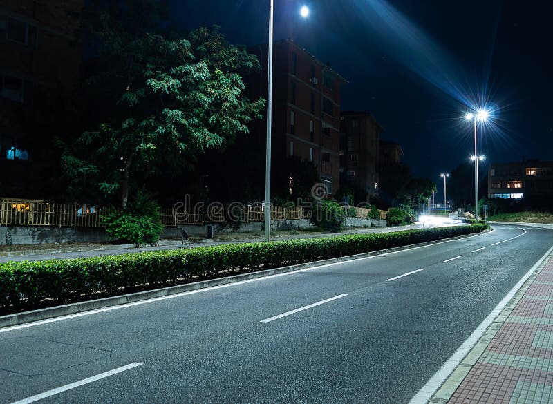 Empty Streets At Night