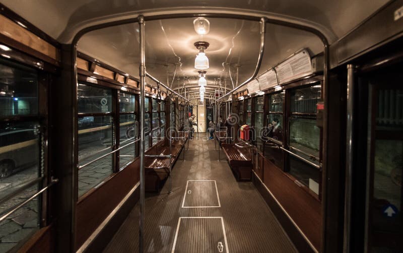 Tram life editorial stock photo. Image of solitary, lights - 220137688