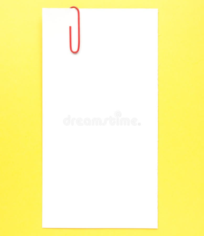 Empty note paper stock photo. Image of reminder, papers - 41359264