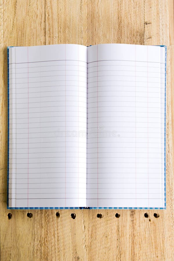 Empty notebook stock image. Image of document, patterns - 26848137