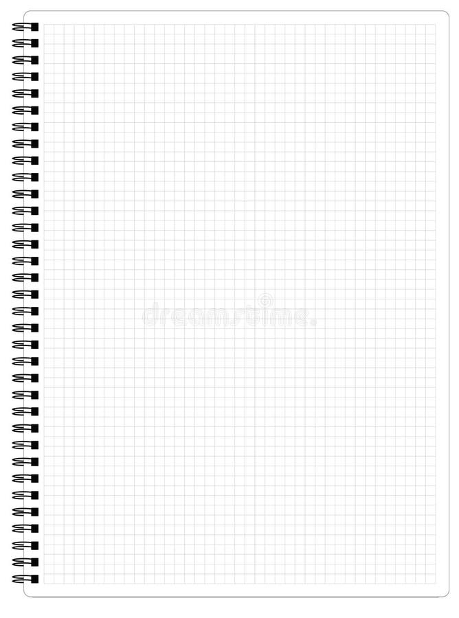 Empty Notebook Mockup Vector Illustration Stock Illustration ...