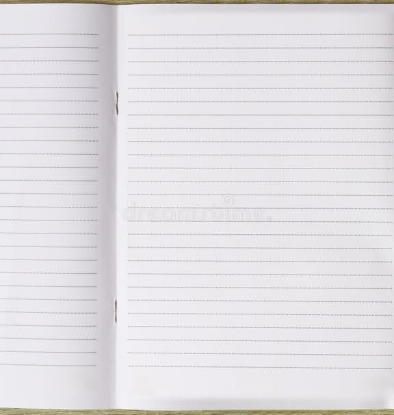 Empty Notebook Pages Offer a Clean Slate for Creative Writing ...