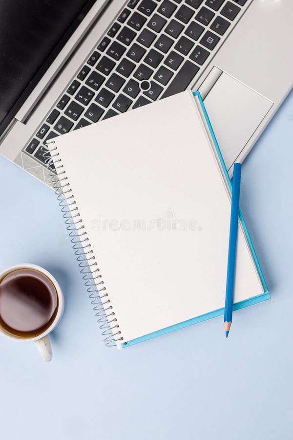 Notebook with GET READY Word with Office Stock Photo - Image of embark ...