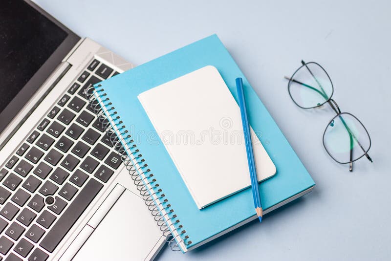 Notebook with GET READY Word with Office Stock Photo - Image of embark ...