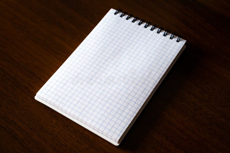 Empty Notepad closeup stock image. Image of reminder - 294902539