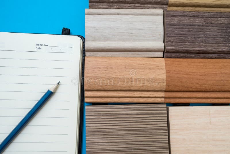 Empty Notepad with Pen Color Palette Isolated Stock Image - Image of ...
