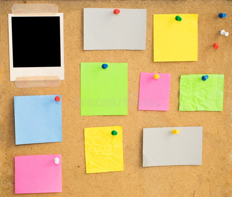 Empty notes stock photo. Image of notice, board, frame - 5652312