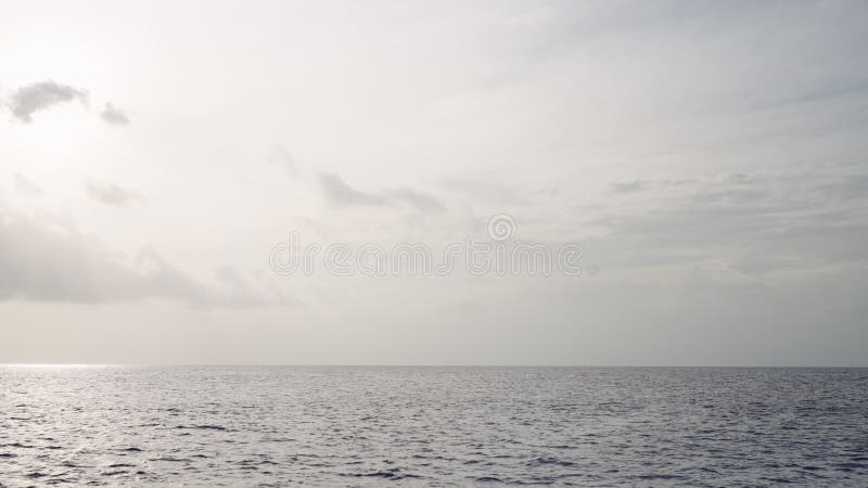 Empty Ocean Background with Calm Water Stock Photo - Image of ripple ...