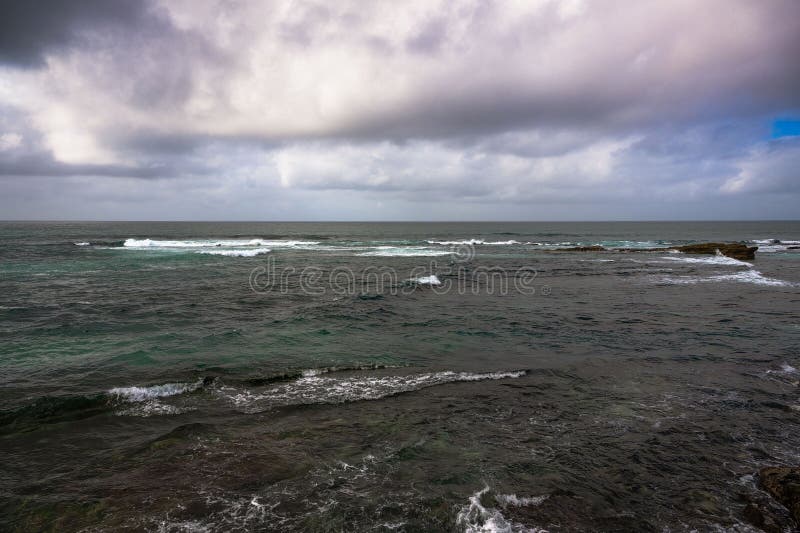 Of the Empty Ocean Under a Cloudy Sky, Seascape, Horizon, Sky, Nature ...