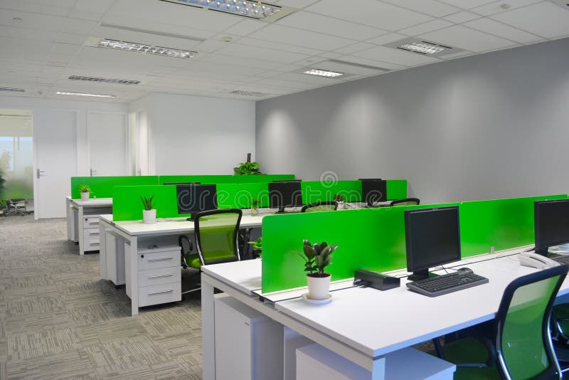 Empty office stock image. Image of large, office, data - 31462577