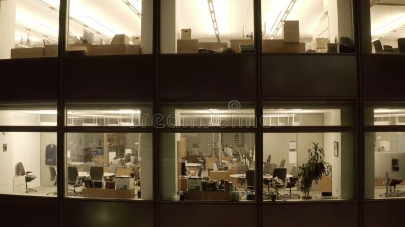 Empty Office, Modern Workplace or Space with Furniture in Work Building ...