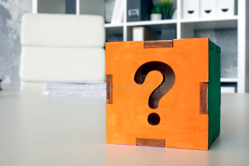 Empty Office Chair and a Question Mark. Job Vacancy and Leadership ...