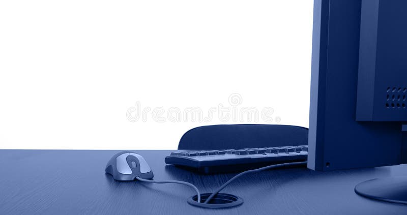 Empty office desk stock image. Image of empty, table - 24641107