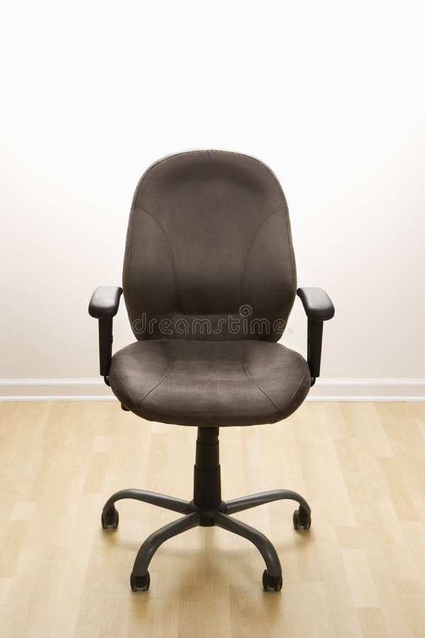 Empty office desk chair. stock photo. Image of shot, life - 2426164