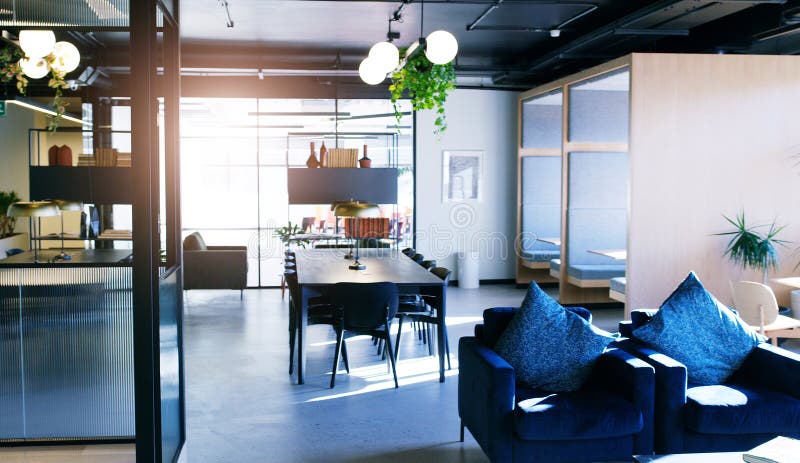 An Empty Office is Filled with Potential. an Empty Modern Office. Stock ...