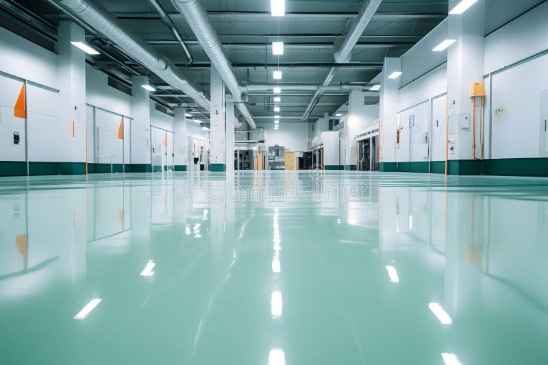 Empty Office Lab Area, Generative Ai Stock Illustration - Illustration ...