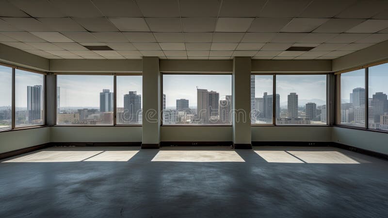Empty Office Room Photo, Corporate Blank Office Room Photography Stock ...