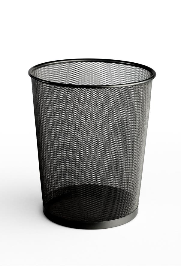 Empty trash can stock photo. Image of trash, white, clean - 11706654