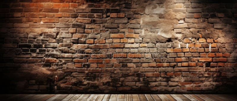Empty Old Brick Wall Background Texture for Design with Copy Space ...