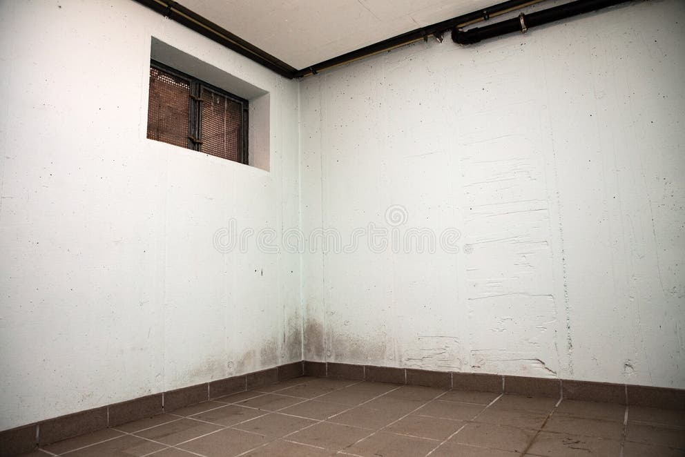 An Empty Old Cellar with a Small Window Stock Photo - Image of inside ...