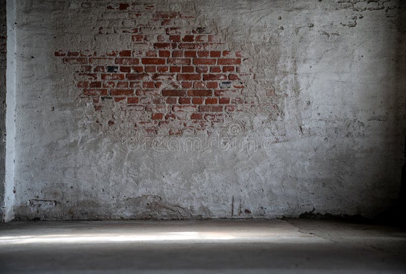 Empty Old, Grunge Room with Copy Space Stock Photo - Image of grunge ...