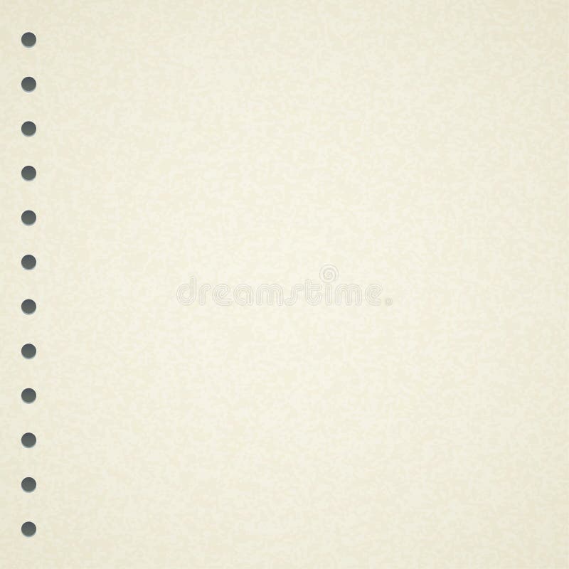 Empty Old Note Paper Vector Illustration Stock Vector - Illustration of ...