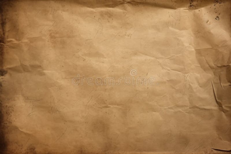 Empty Old Paper Background. Brown Vinage Texture Stock Illustration ...