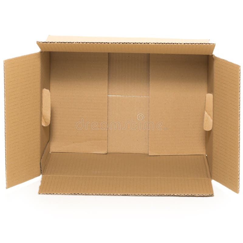 Cardboard box stock image. Image of closed, single, carton - 27596033