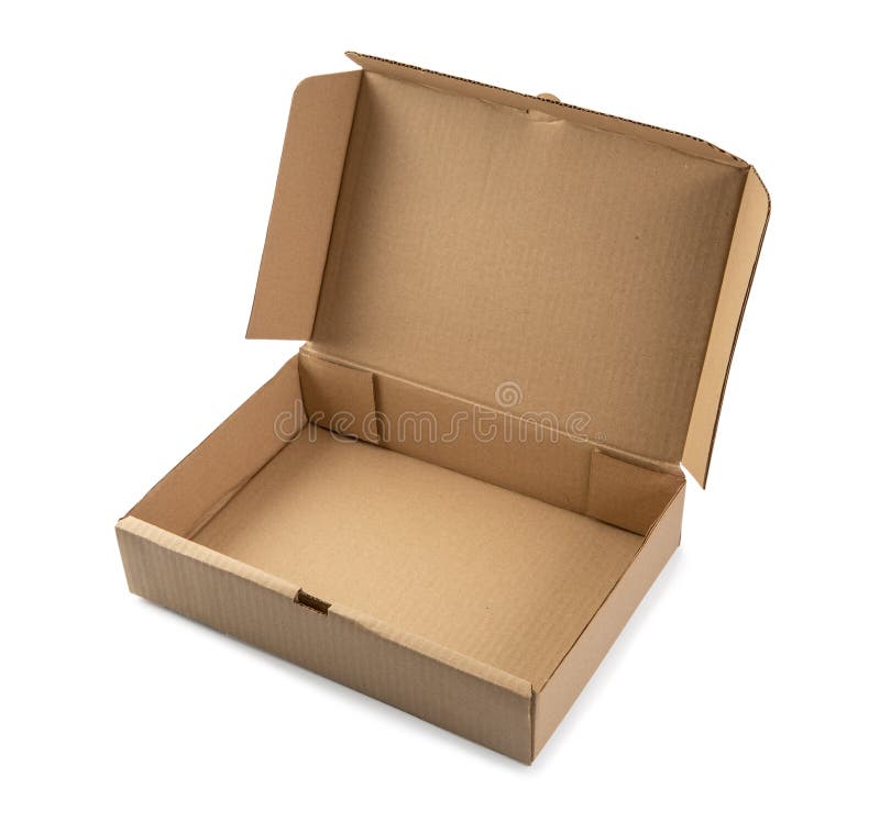 Cardboard Transport Slip Sheets Isolated on White. Alternative ...