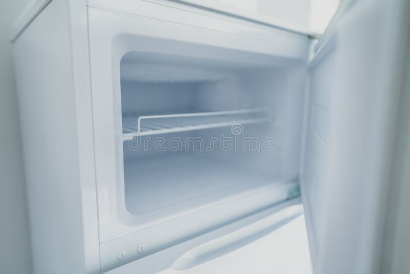 Empty open freezer stock photo. Image of temperature - 285800628