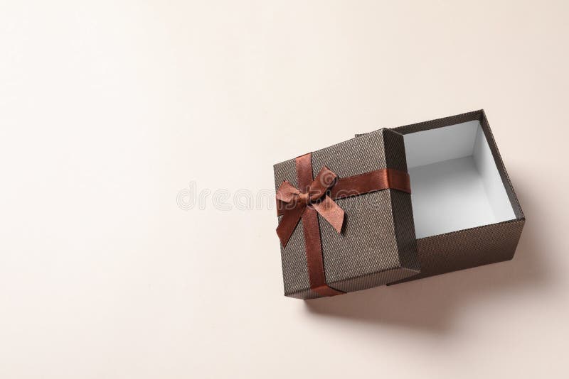 Open gift box on table stock image. Image of table, present - 120705201