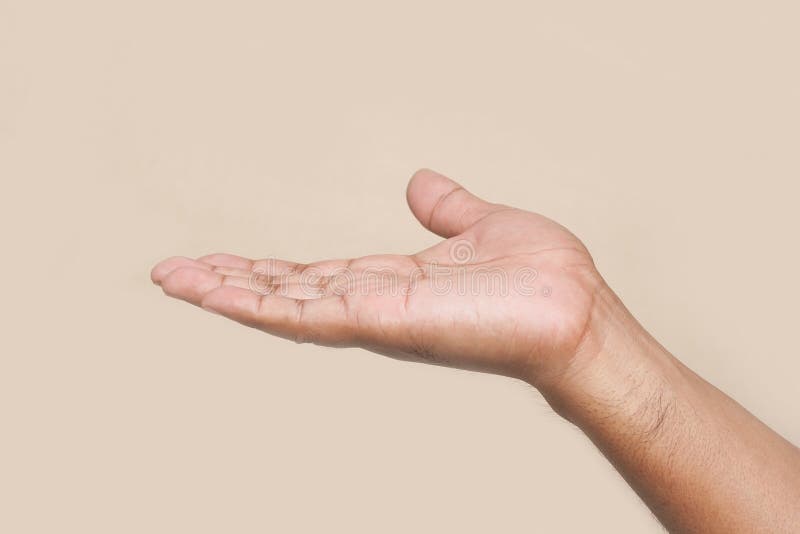 Empty open hand stock image. Image of give, poverty, people - 25752079