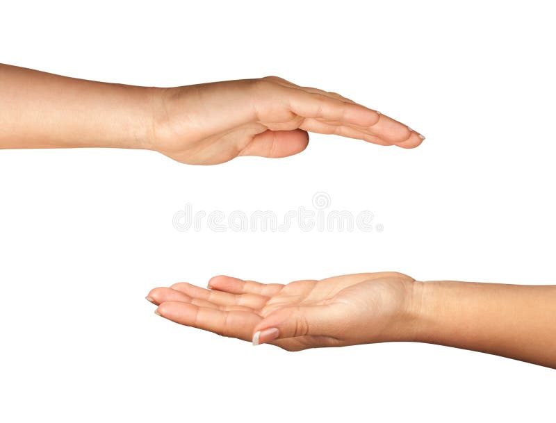 Empty open hand stock image. Image of concept, agreement - 45864981