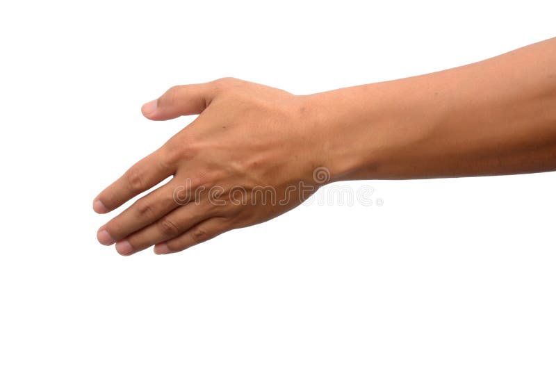 Isolated Arm with Fist stock image. Image of skin, fingers - 9378687