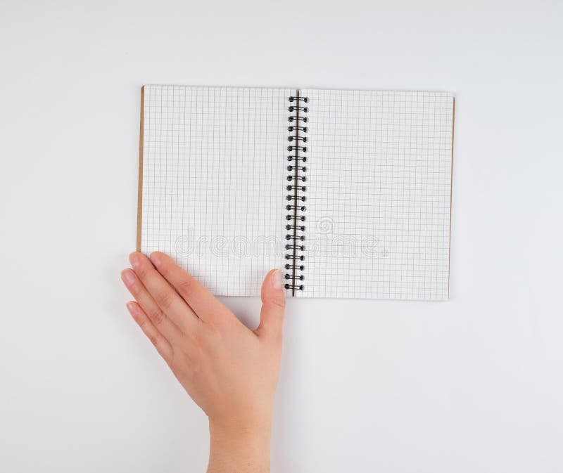 Open Female Palm Stretches Forward, Body Part Isolated on White ...