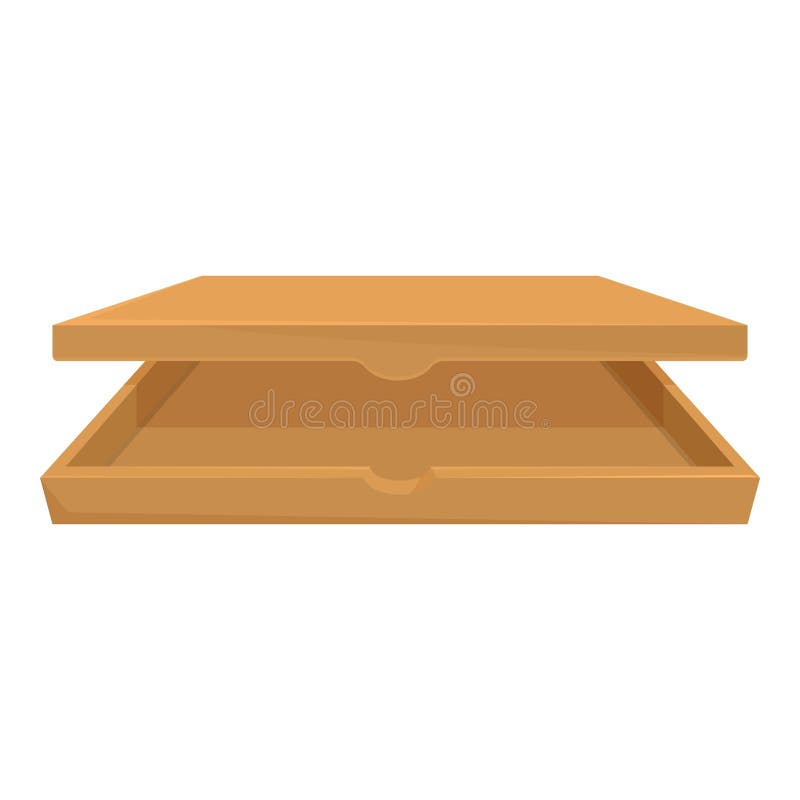 Empty Open Pizza Box is Waiting for Food Delivery Stock Vector ...