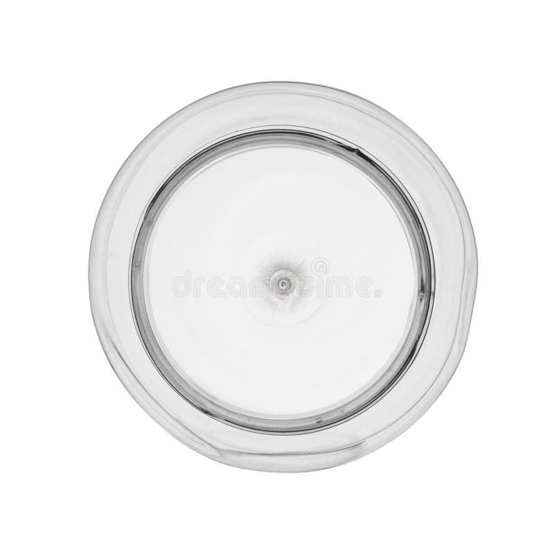 Red Plastic Lid for Jar, Top View, Isolated on White Background Stock ...